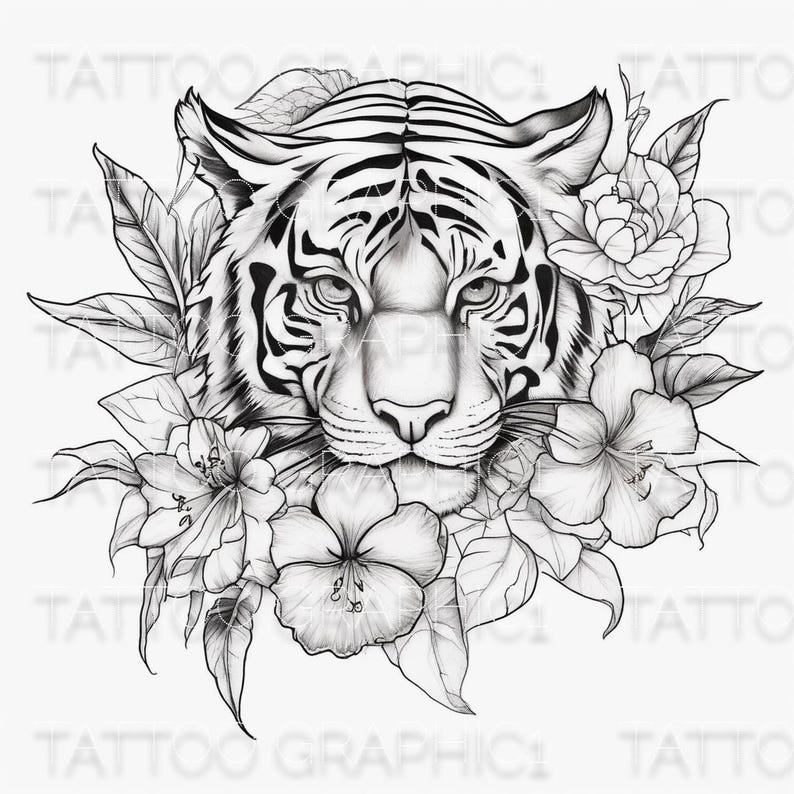 Tiger Tattoo Designs for Women | 10 Ready to Download Stencil Outlines ...