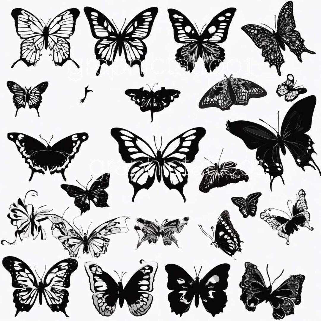 Monarch SVG Bundle | Butterfly SVG, Digital Download, Laser Cutting ...