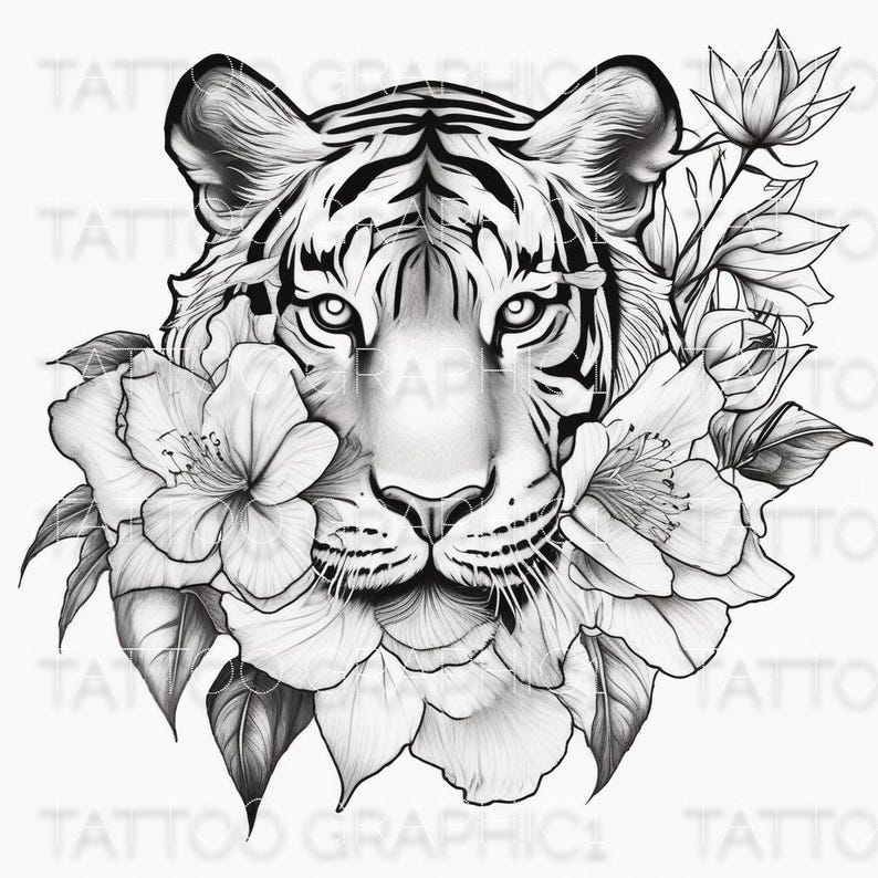 Tiger Tattoo Designs for Women | 10 Ready to Download Stencil Outlines ...