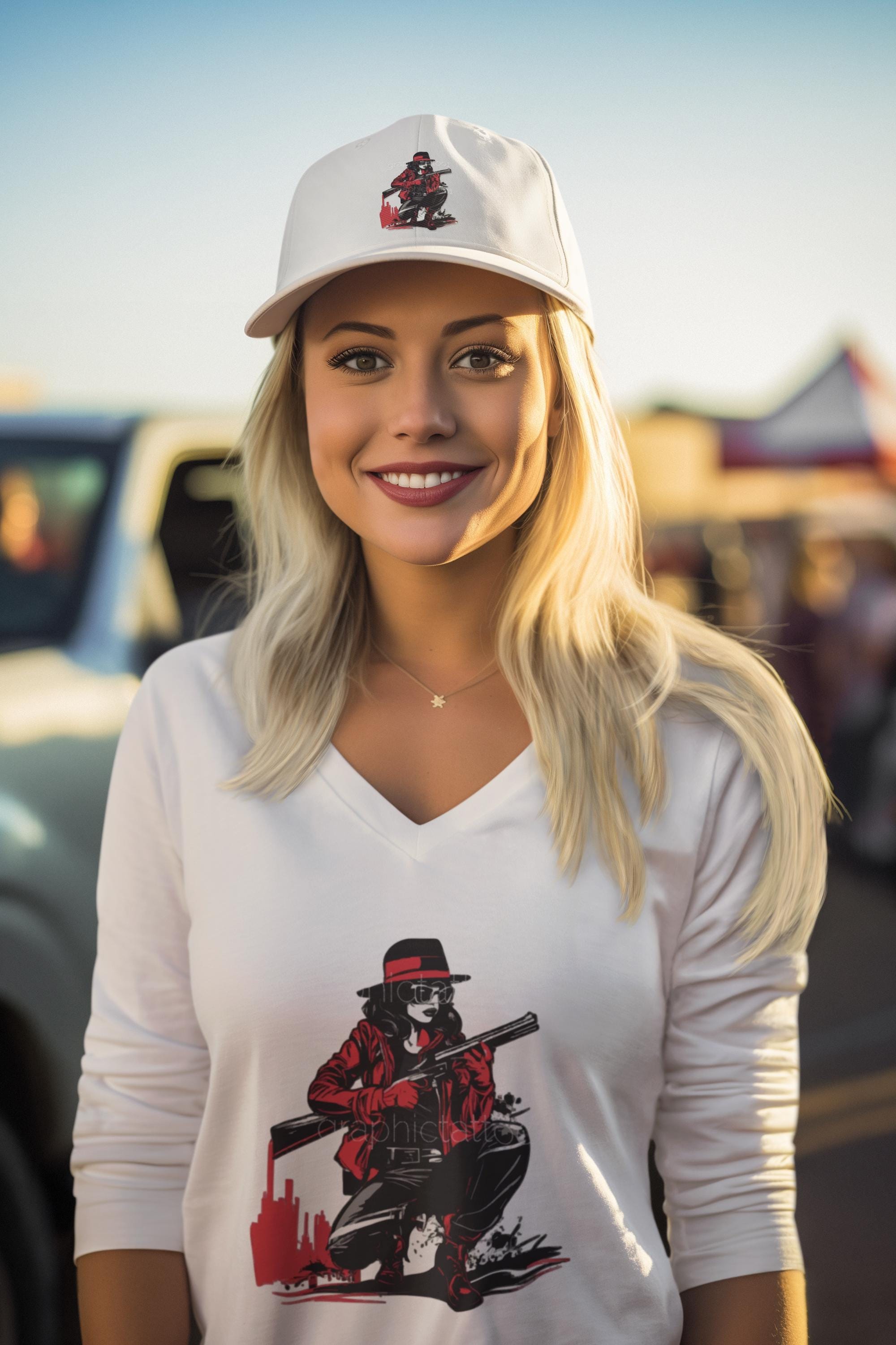 Female Gangster SVG | Gangsta Woman Carrying Handguns | Mafia Crime ...