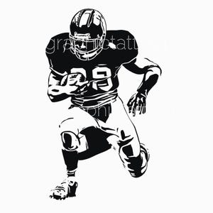 10 Football Player SVG Bundle | Set of 10 Unique Designs | Ideal for ...
