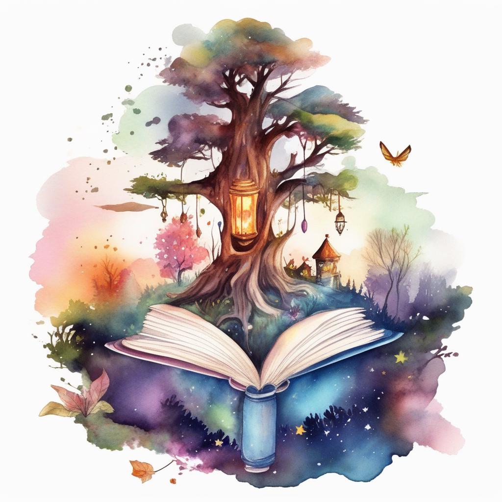 Magical Open Book Clipart | Fantasy Landscape Bundle | 30 High-quality ...