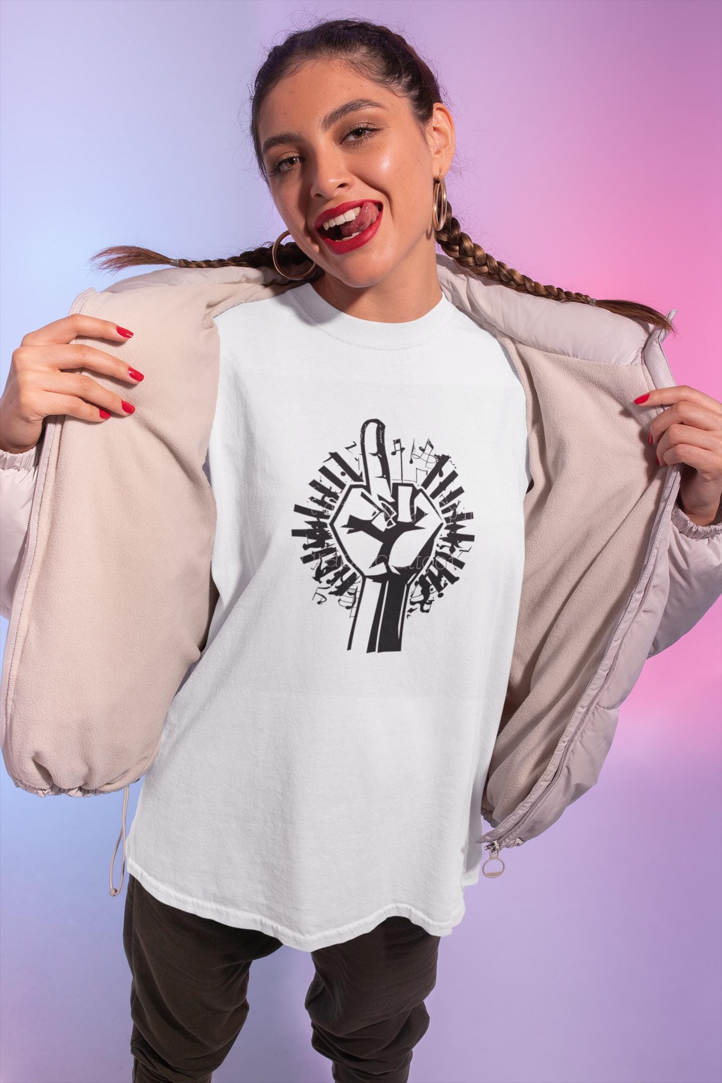 Middle Finger SVG Funny Download, Flipping off Cut File for Cricut ...