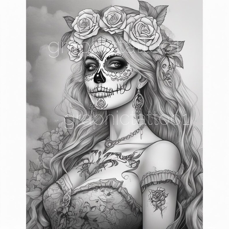 60 Unique Sugar Skull Girl Coloring Pages - Engaging Printables for ...