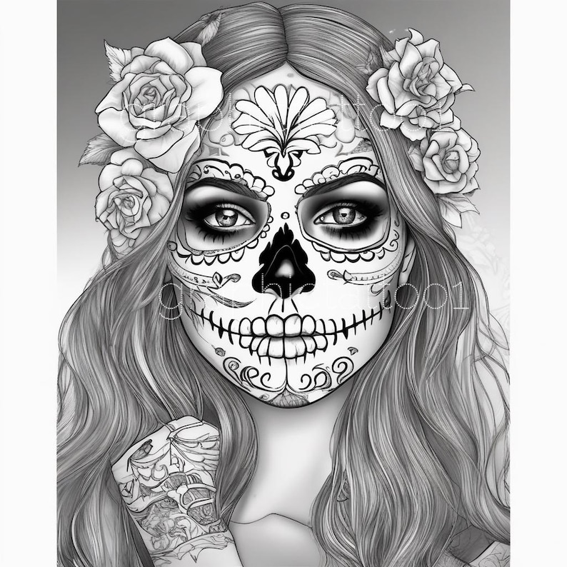 60 Unique Sugar Skull Girl Coloring Pages - Engaging Printables for ...