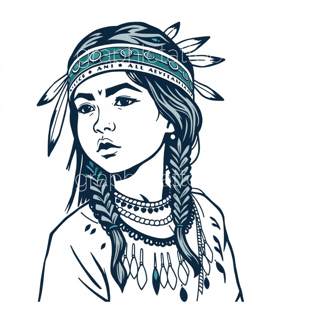 Native American Woman SVG | Arrow Indian Girl Clipart | Native Warrior ...