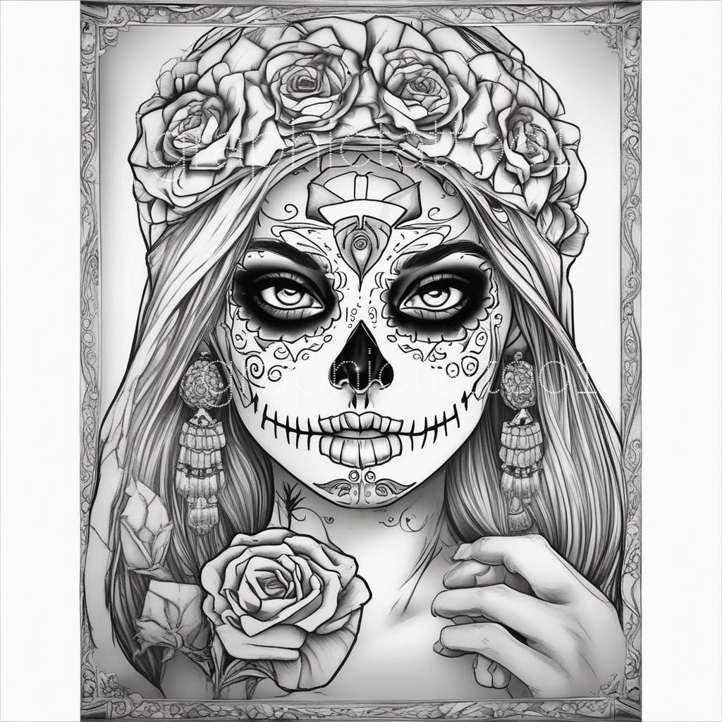 60 Unique Sugar Skull Girl Coloring Pages - Engaging Printables for ...