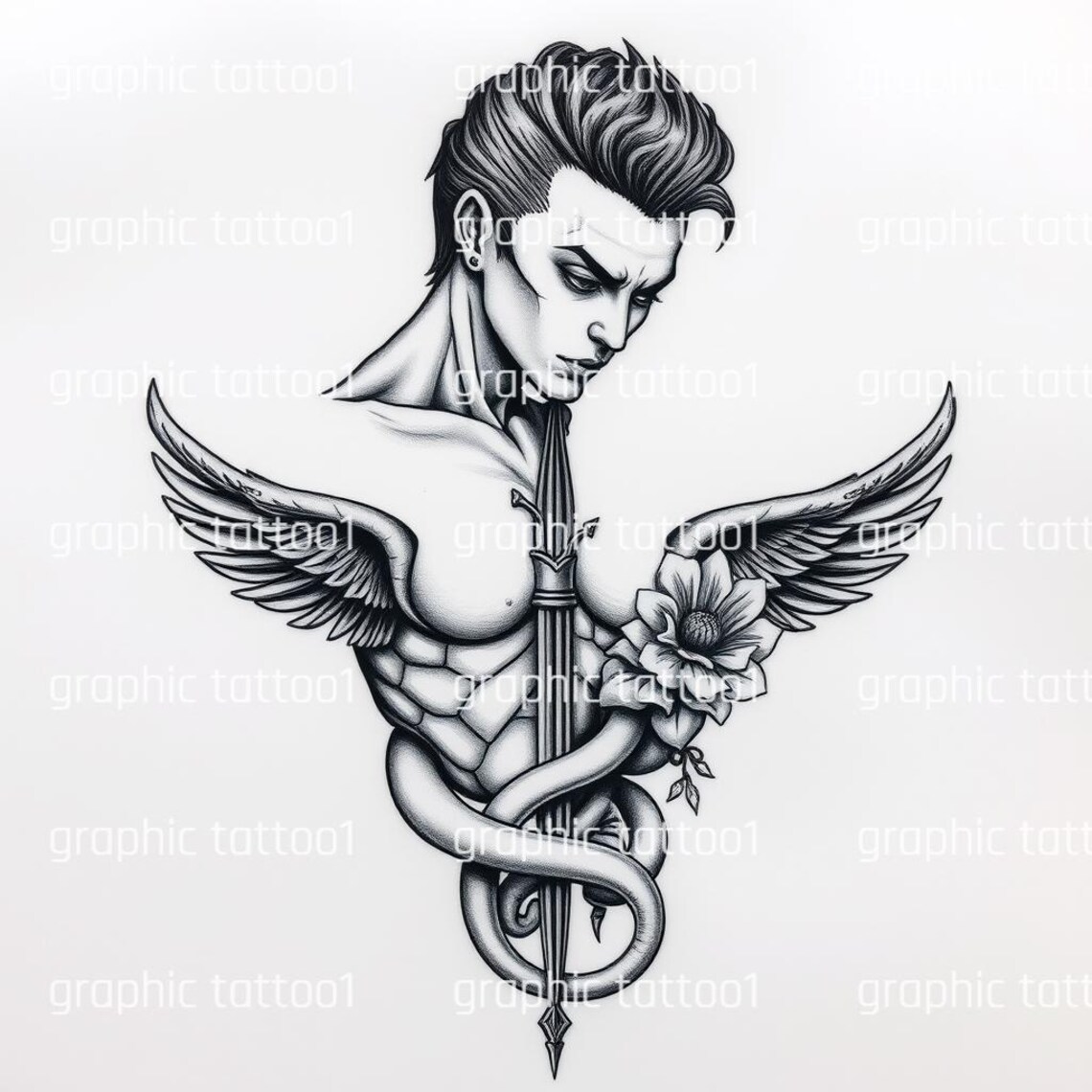 Tattoo Design - 4 Unique High Resolution PNG File Downloads on White ...