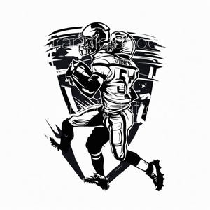10 Football Player SVG Bundle | Set of 10 Unique Designs | Ideal for ...