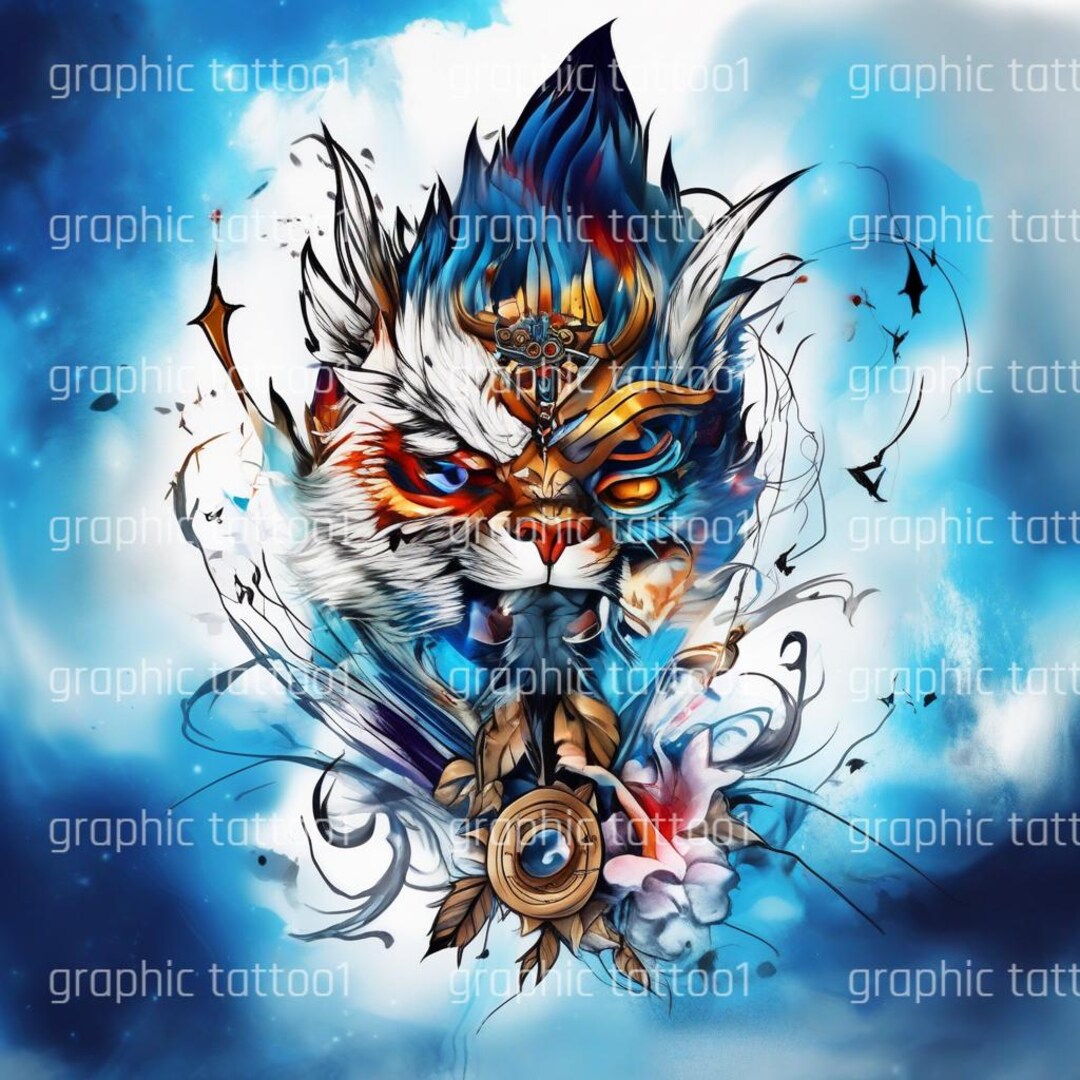 Tattoo T-shirt Designs - 4 Unique Digital Downloads, Instant SVG & PNG ...