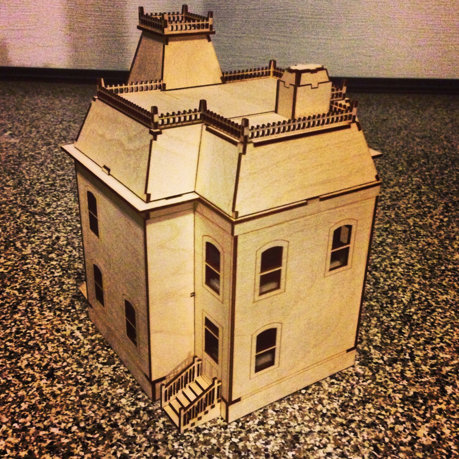 Bates Motel Haunted House Laser-cut Wooden Model Kit - Etsy UK