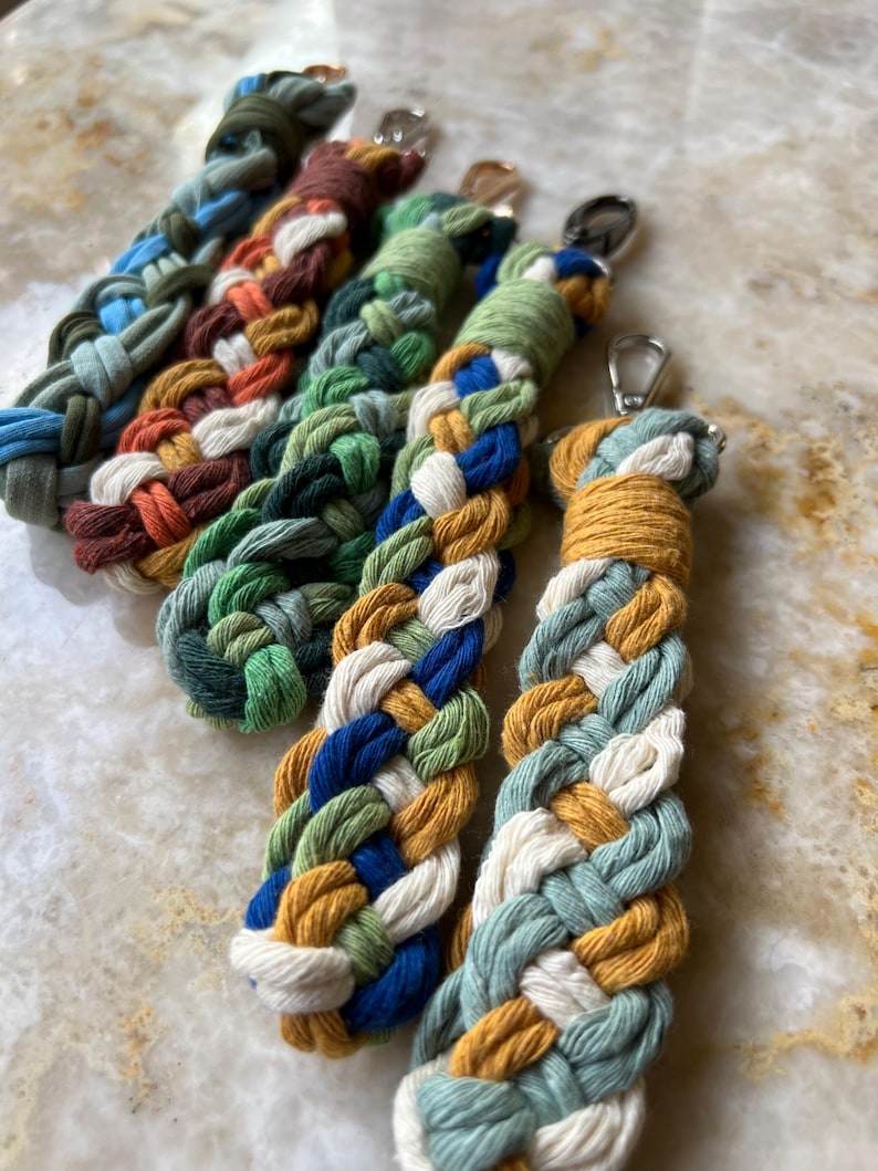 Macrame Keychain - Etsy