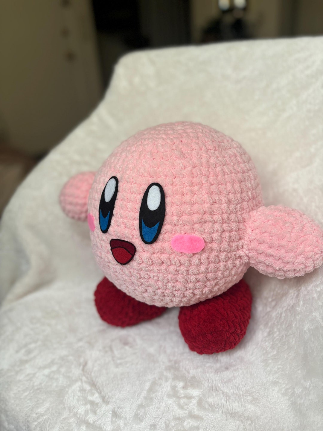 Crochet Kirby Plush Large Amigurumi Jumbo Size - Etsy