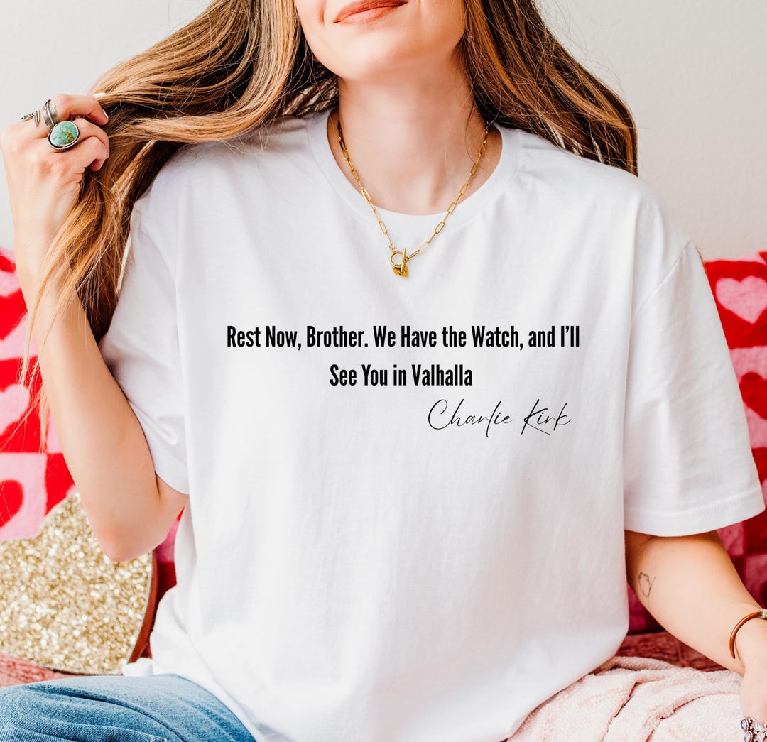 Charlie Kirk Freedom Shirt: Valhalla Political Activist Tee - Etsy