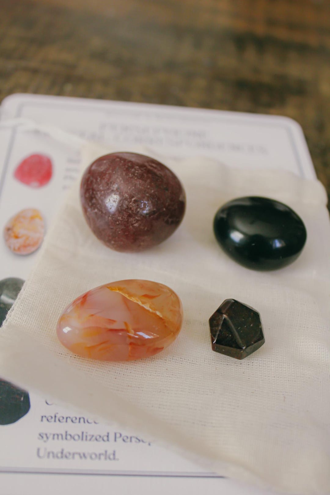 Persephone Crystal Set Goddess Crystals, Goddess Altar Crystals ...