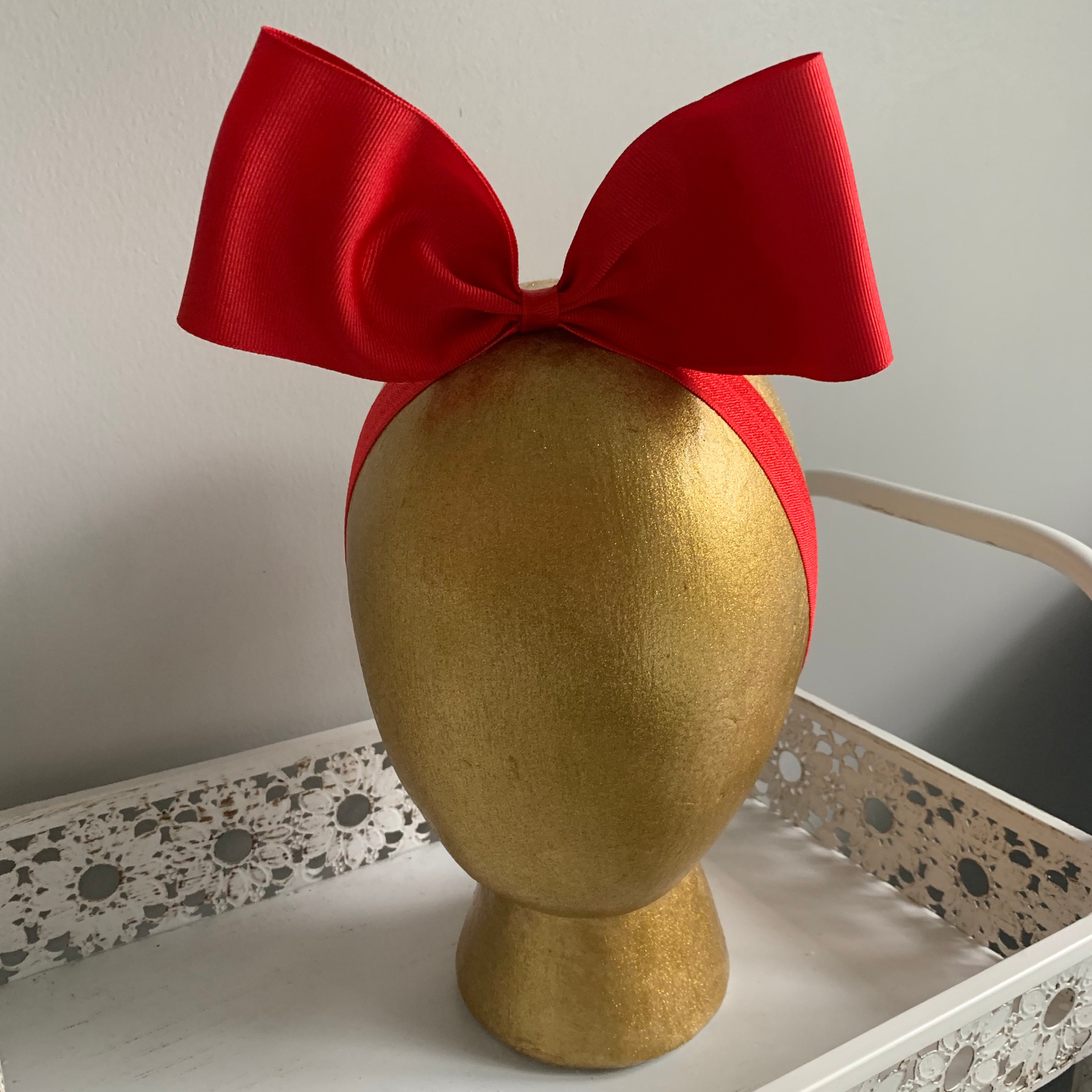 Made to Match Snow White Hair Bow Adult Stretch Headband | Etsy