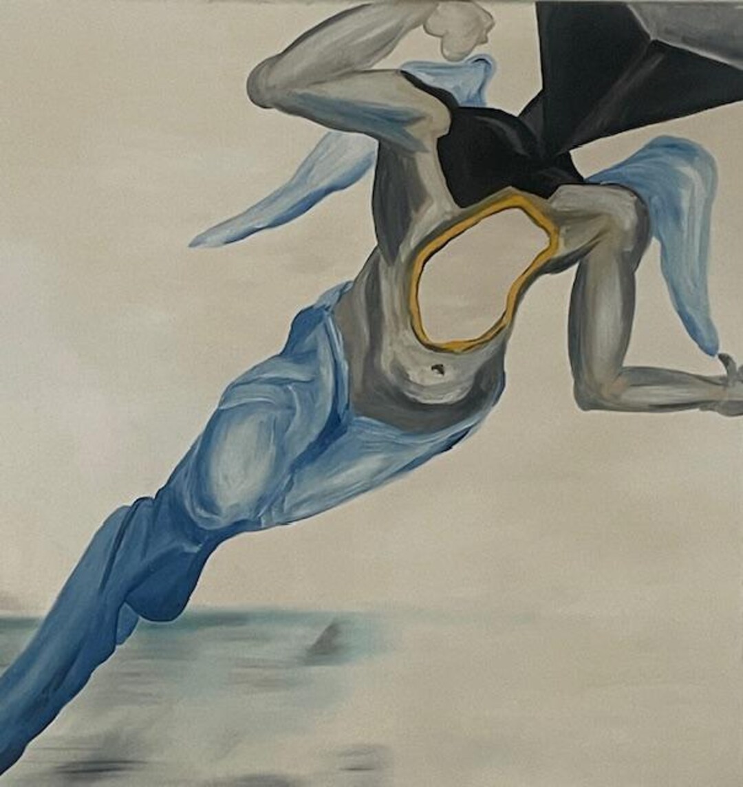 Dali, Surrealist Angel, 80x80, Oil Painting - Etsy UK