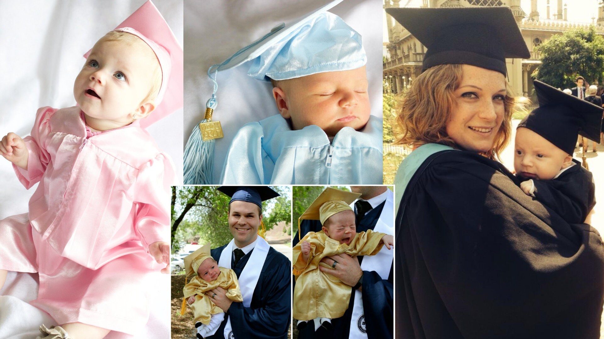 Baby Graduation Cap and Gown - Etsy UK