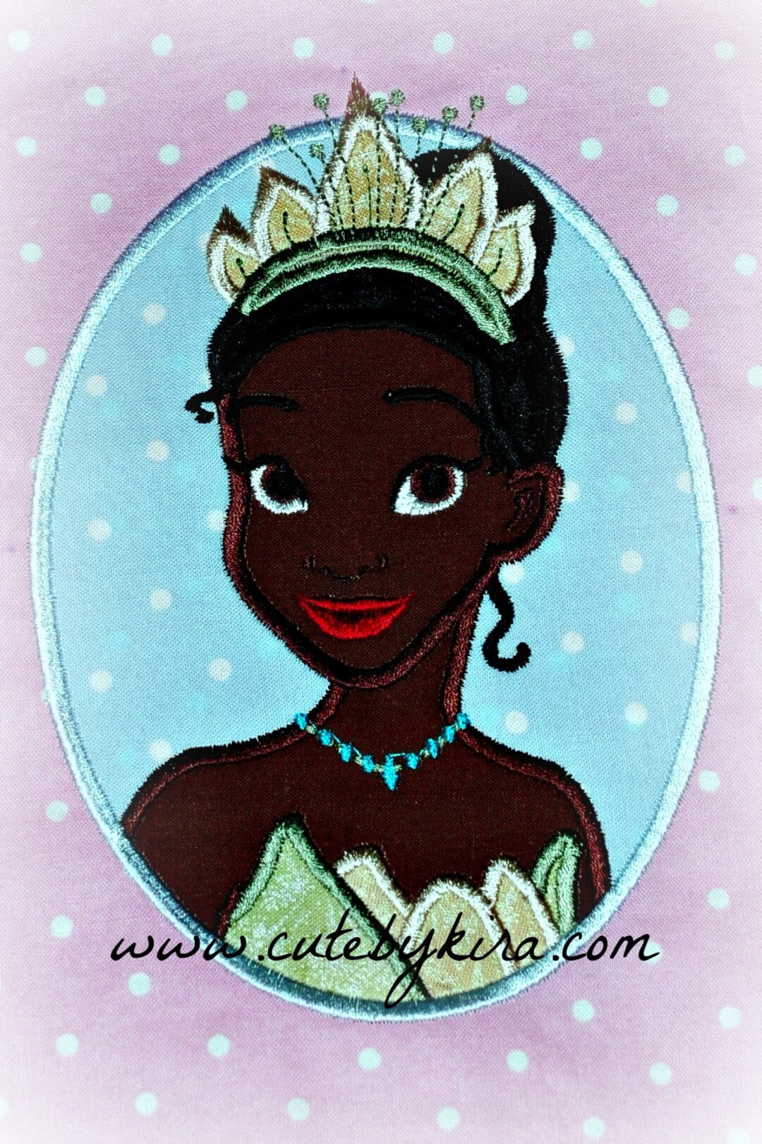 Tiana Cajun Princess Applique Embroidery Design - Etsy