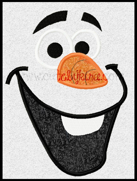 Olaf Face Mask Printable