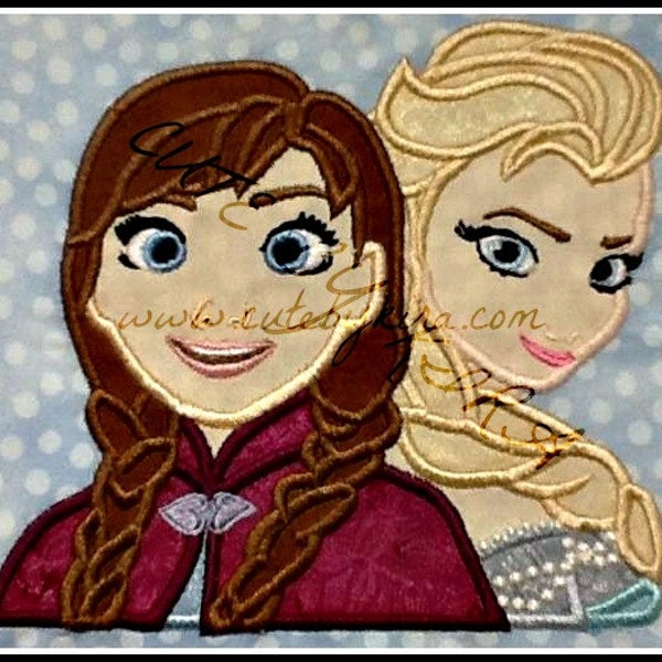 Frozen Embroidery - Etsy