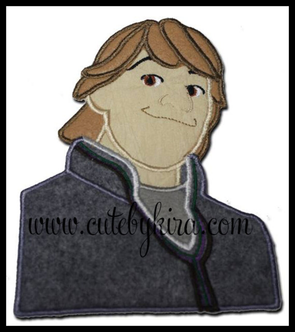 Frozen Kristoff Cold Guy Applique Machine Embroidery Design | Etsy