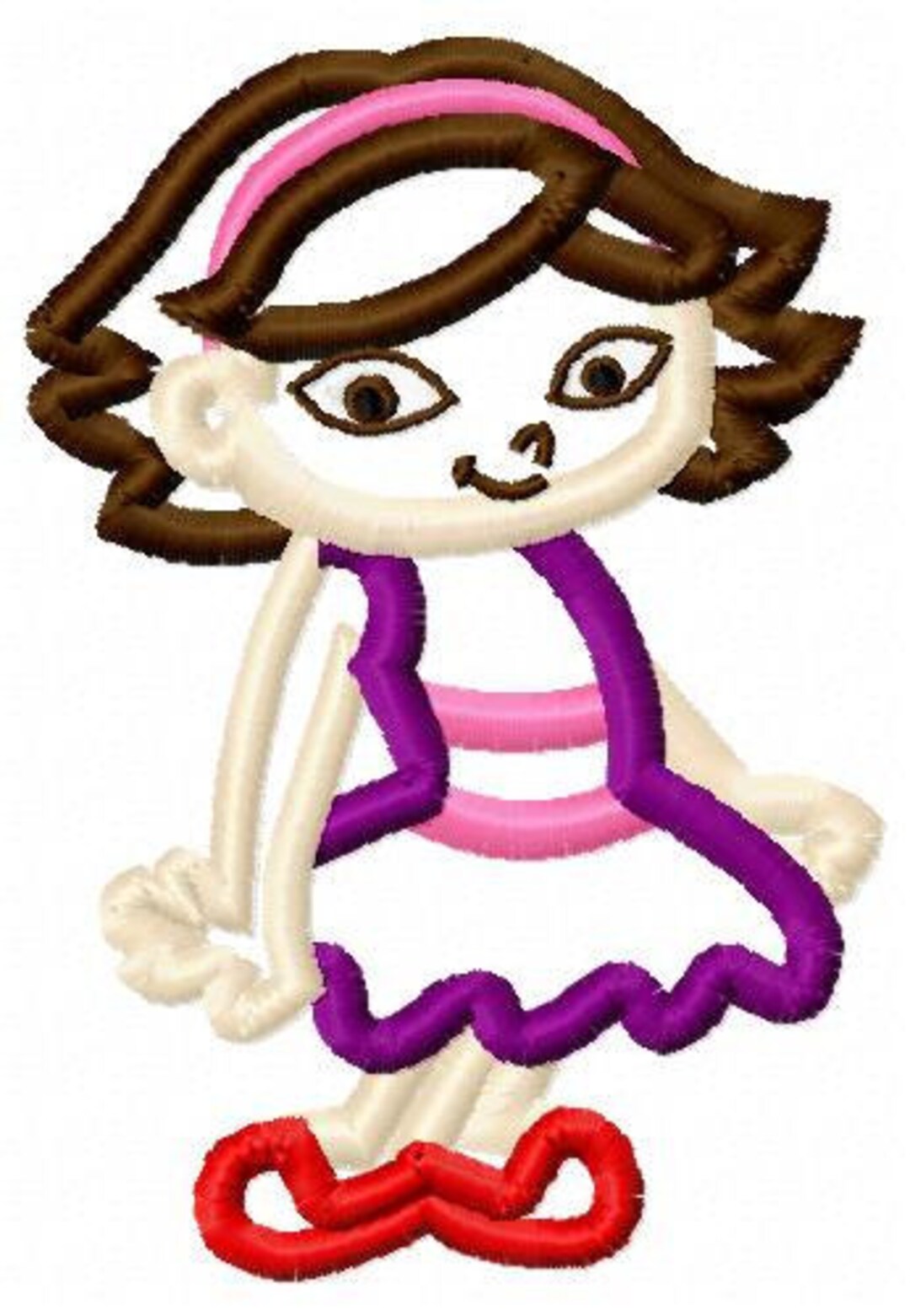 June Applique Embroidery Design - Etsy