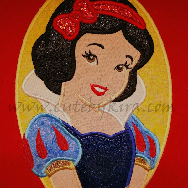 Snow White Applique - Etsy