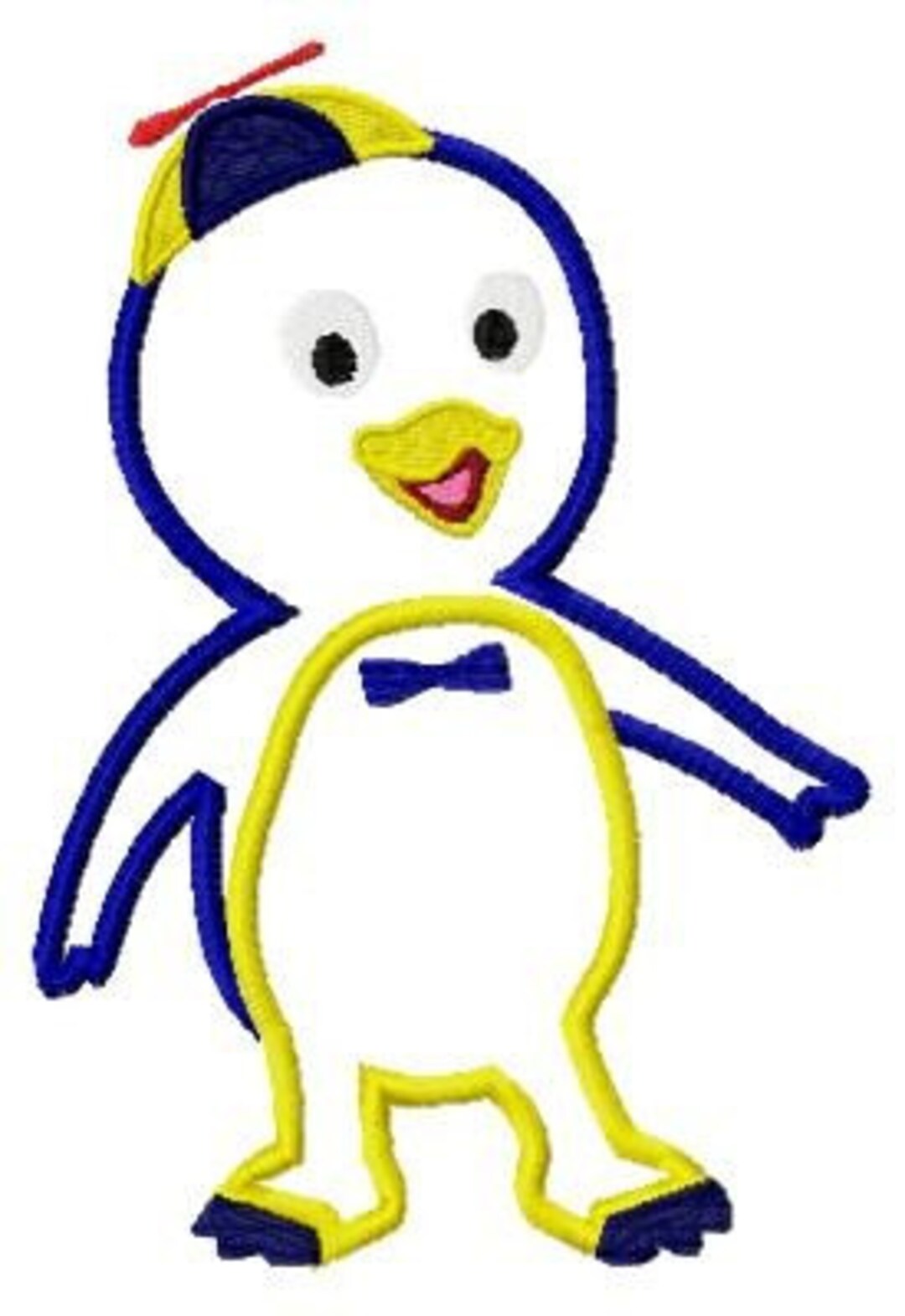 Pablo Penguin Embroidery Design - Etsy