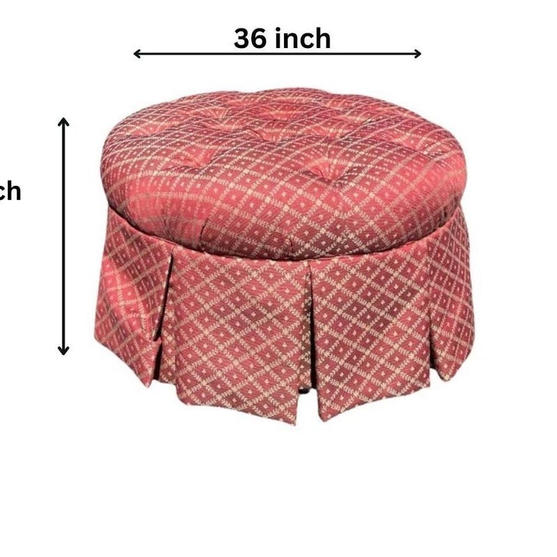 Tufted Ottoman - Etsy