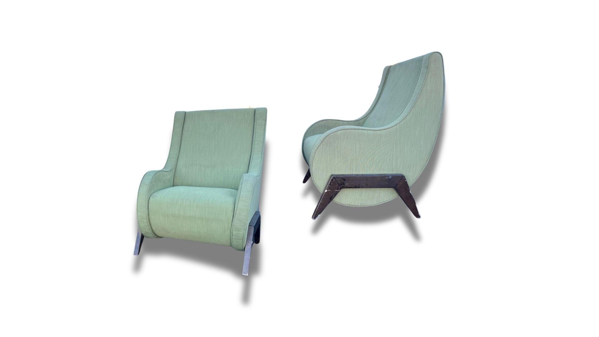Pair of MCM Comma Chairs - Etsy