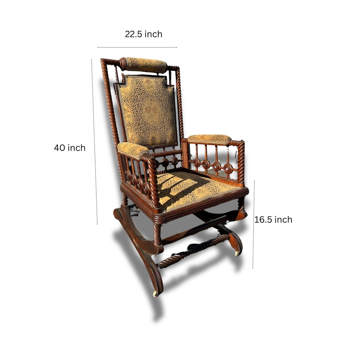 Antique Hunzinger Platform Rocker - Etsy