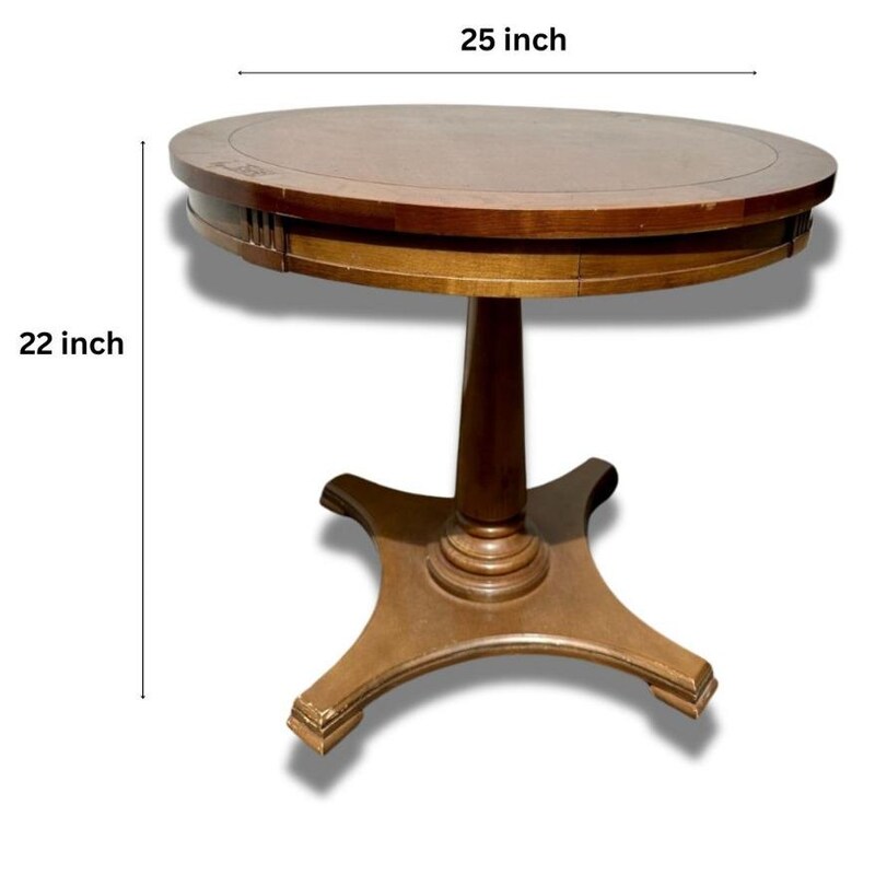 Wooden Circular Tables - Etsy