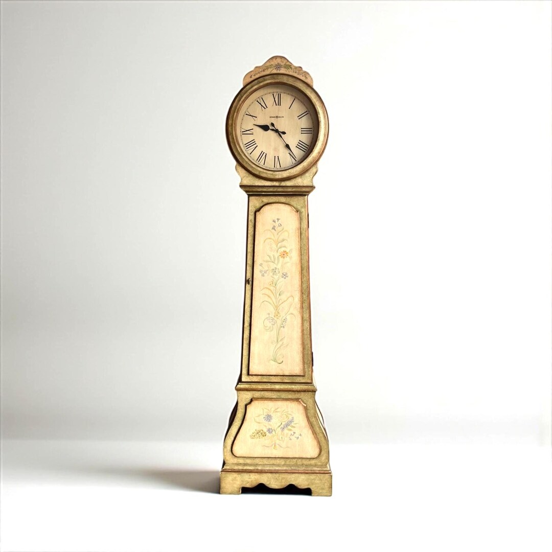 Howard Miller Paint Decorated Camille Round Face Grandfather Clock - Etsy