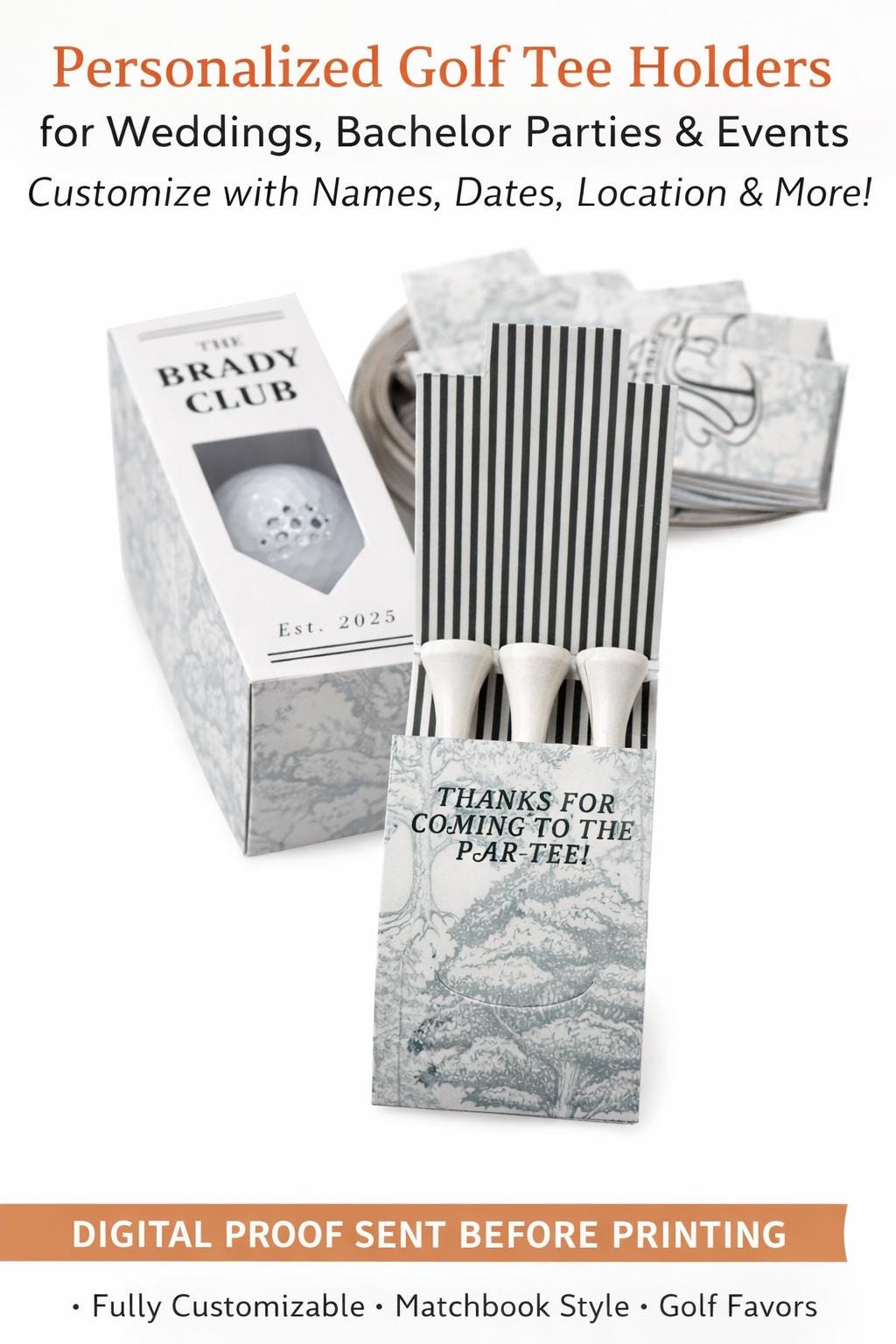 Masters Golf Tee Party Favors | Golf Birthday Party | Masters Watch ...
