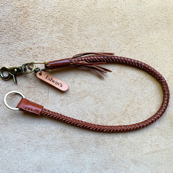 Leather Lanyard - Etsy