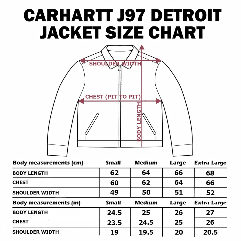 Carhartt J97 Detroit Jacket Petrol Blue - Etsy Canada