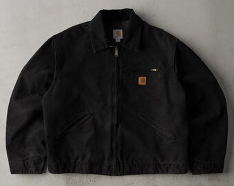 Carhartt J97 CRM Cream Detroit Work Jacket - Etsy Canada