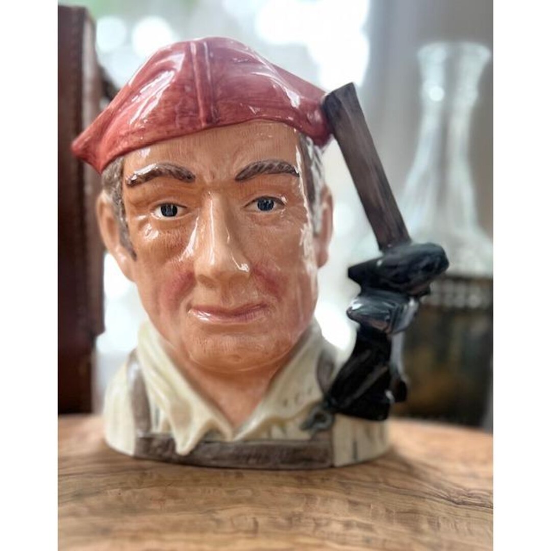Royal Doulton Toby the Blacksmith Jug Man From Williamsburg D6578 Bone ...
