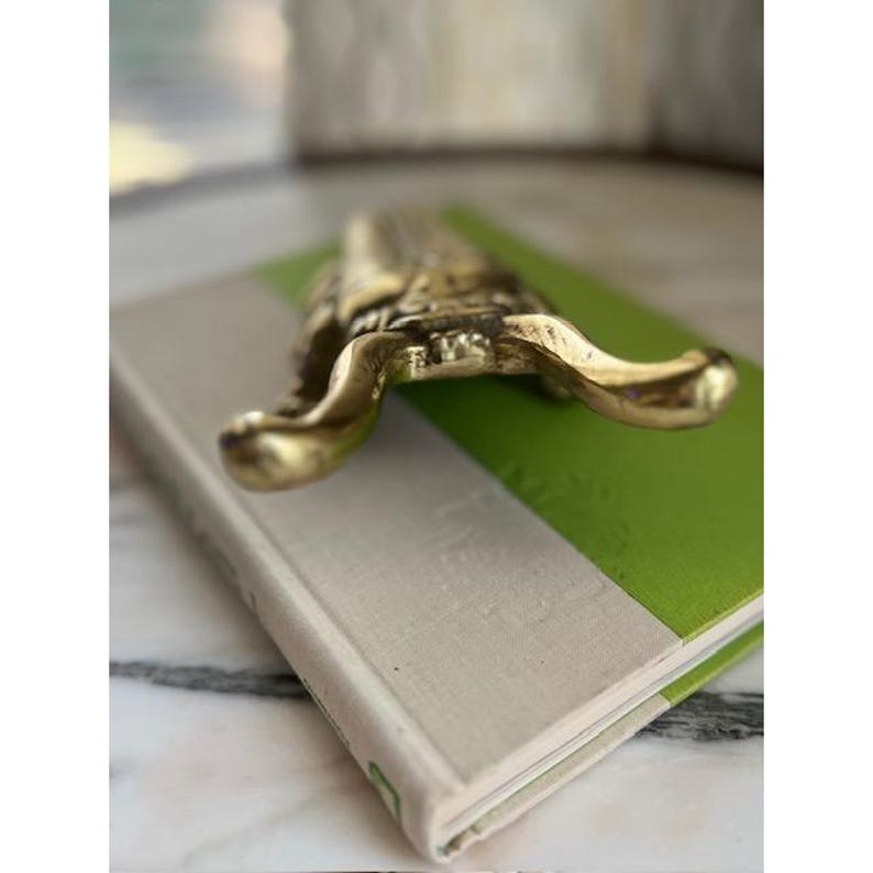Brass Vintage Beetle Bug Boot Jack Door Stopper Eclectic Gold Decor ...
