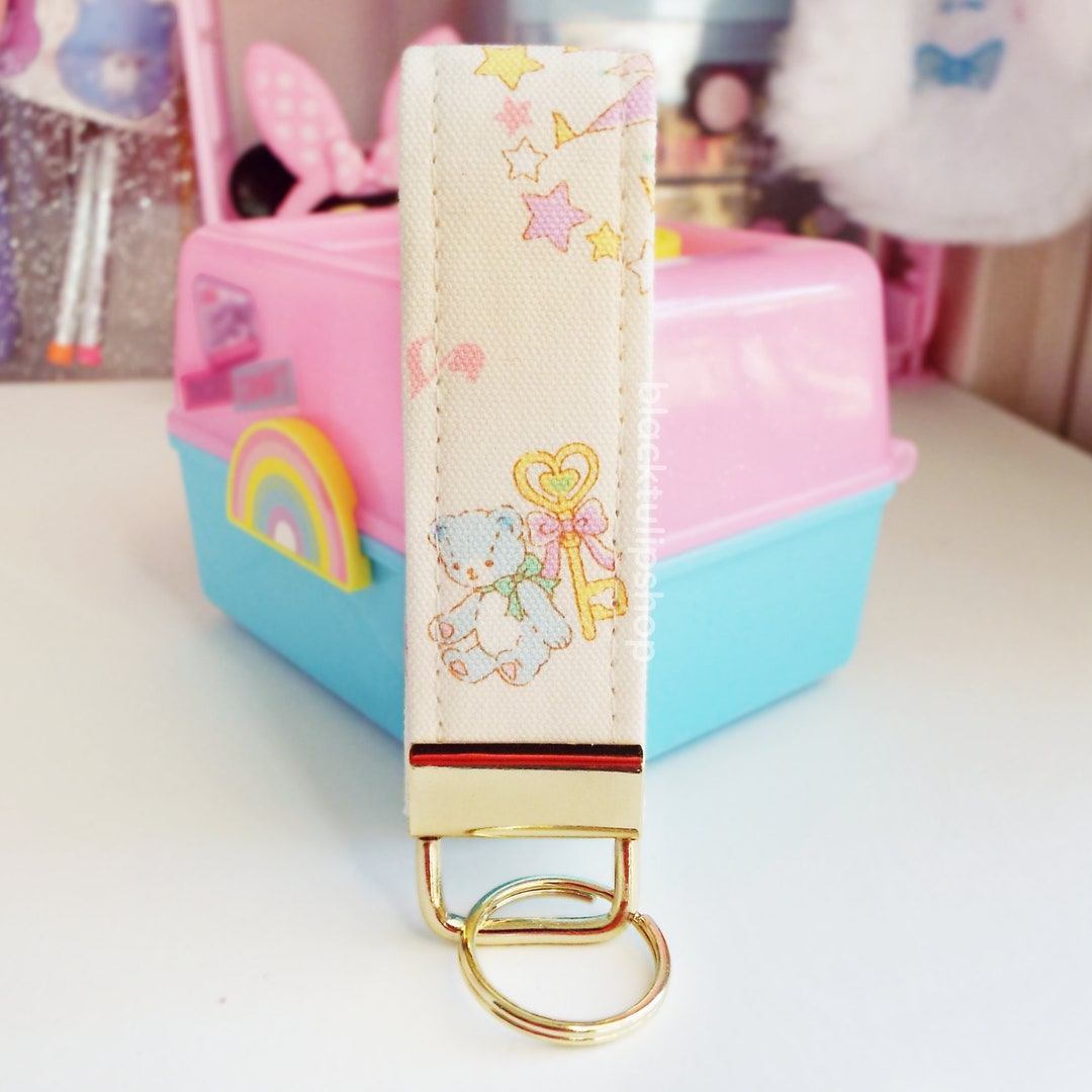 Cute Keychain Kawaii Japanese Fabric Key Fob - Etsy