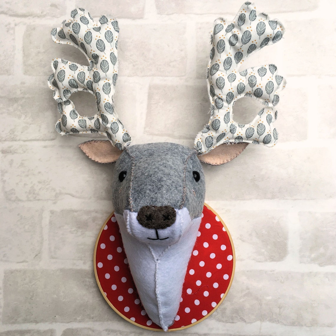 Fabric Deer Head Pdf Sewing Pattern Instant Download - Etsy