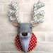 Fabric Deer Head pdf Sewing pattern instant download | Etsy