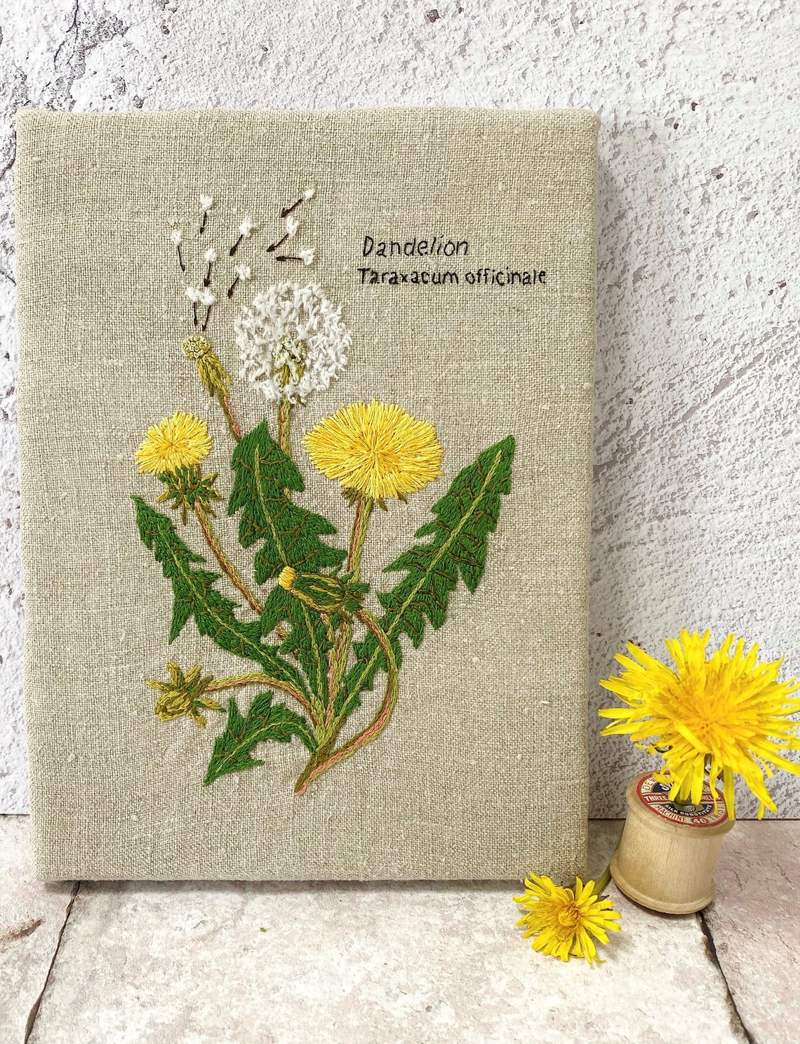 Botanical Dandelion Hand Embroidery Pattern Digital Pdf File - Etsy