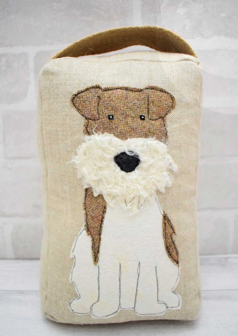 Scruffy Dog Applique Door Stop Sewing Pattern Instant Download - Etsy UK