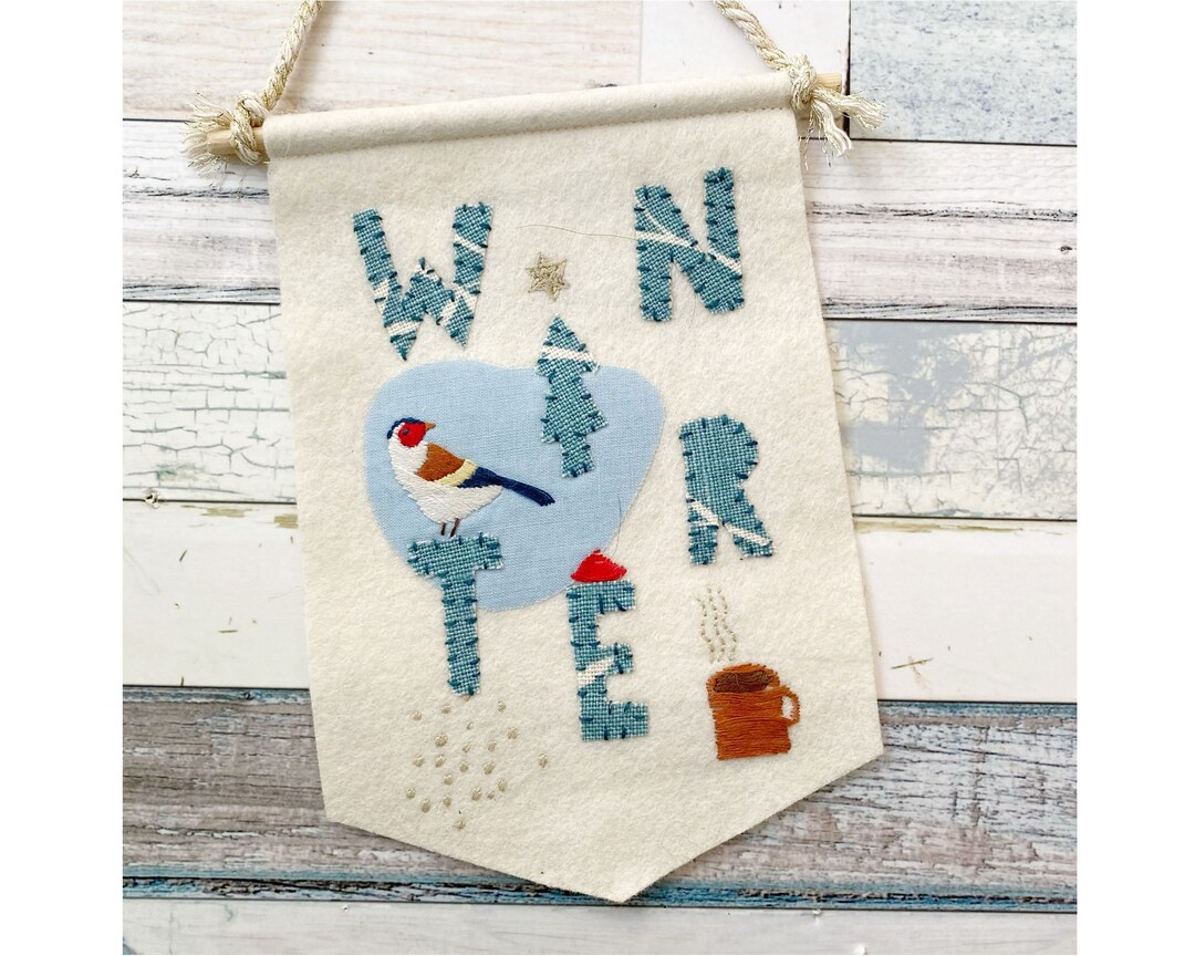 Winter Pennant Banner Pdf Pattern Instant Download - Etsy UK