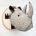 Felt Rhino Head Pdf Pattern Instant Download - Etsy