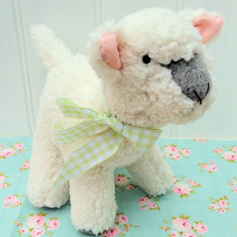 Baby Lamb Softie Pdf Sewing Pattern Instant Download - Etsy UK