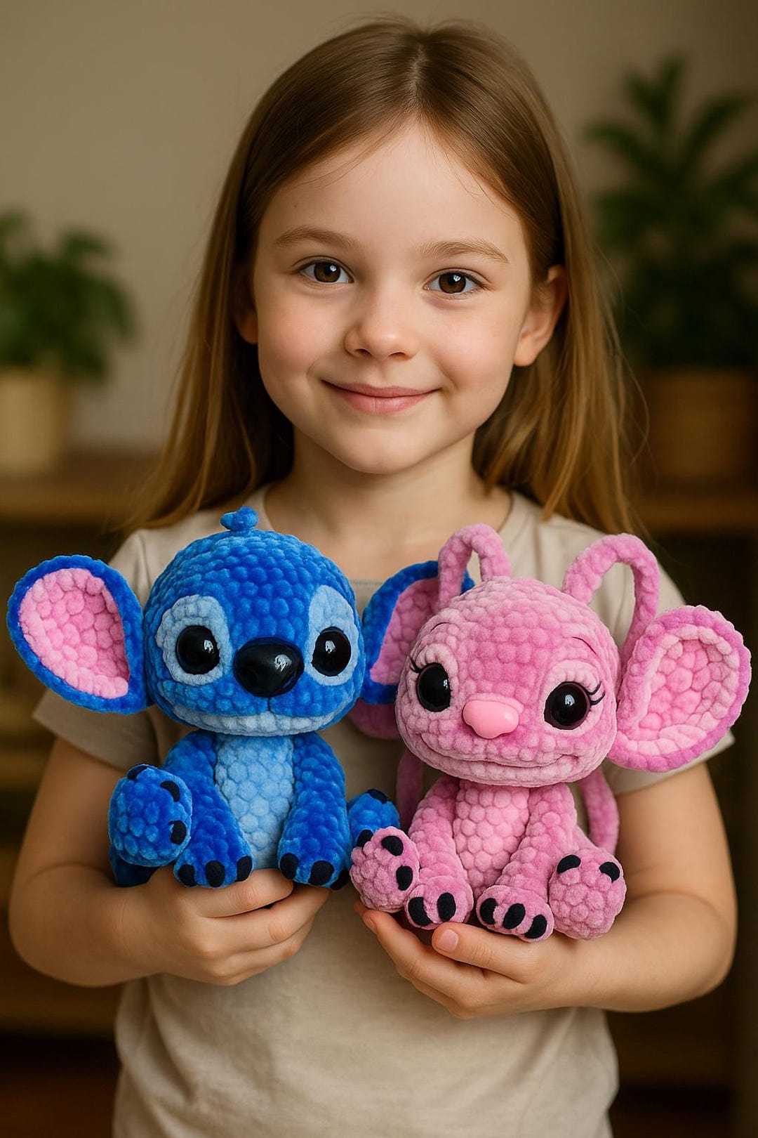 Stitch & Angel Amigurumi Crochet Pattern PDF – Plush Toy Duo ...
