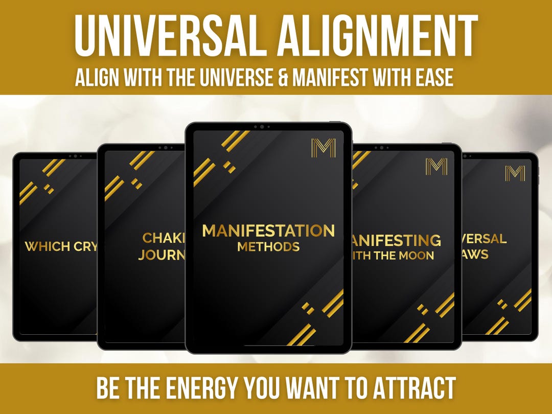Universal Alignment Manifestation Bundle: Crystal Healing, Moon Rituals ...